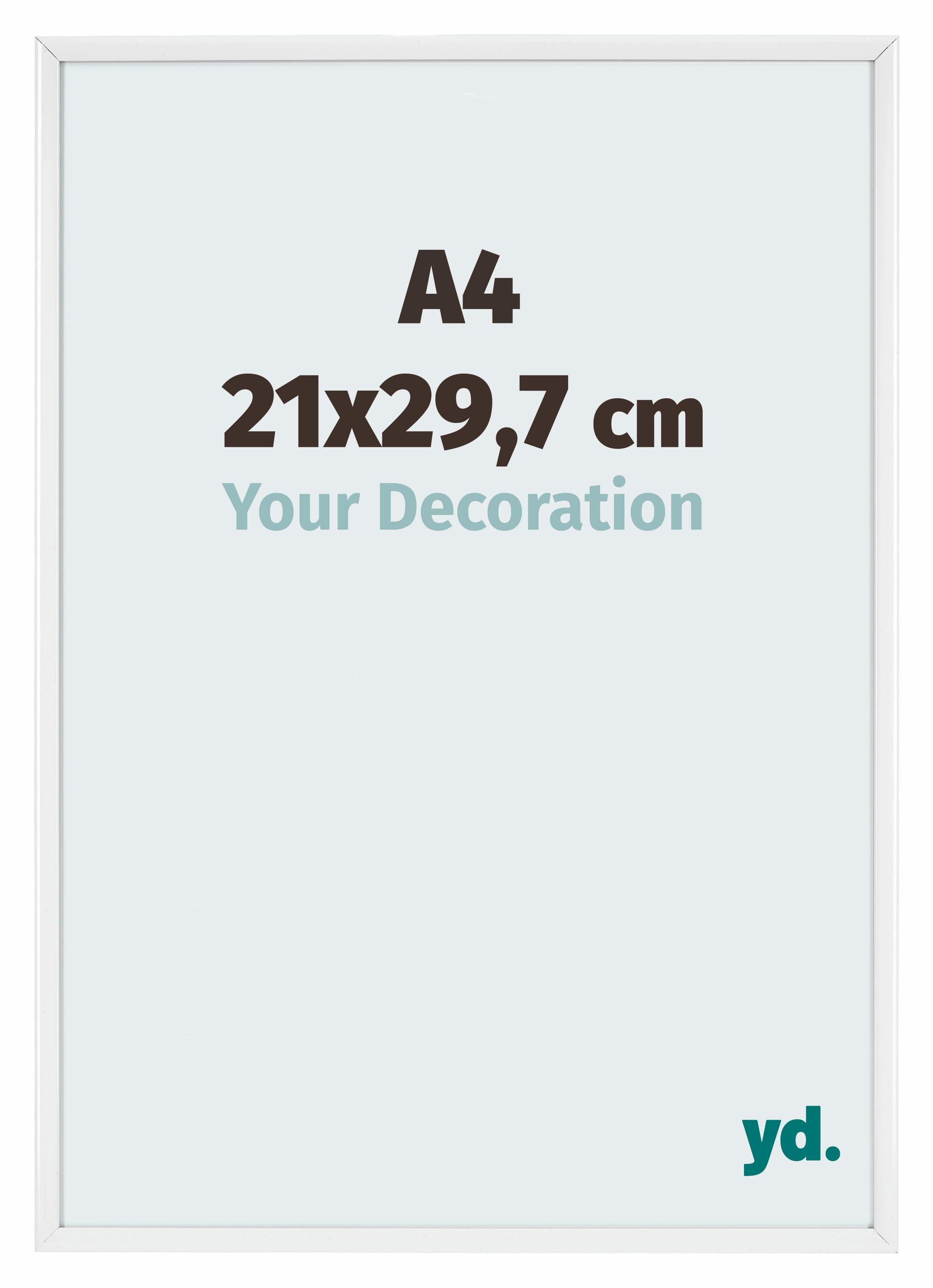 Aurora Photo Frame 21x29,7cm A4 White | Yourdecoration